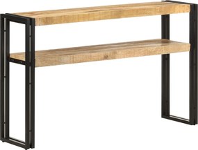 vidaXL Konzolový stolek 120 x 30 x 75 cm hrubé mangovníkové dřevo [321099]