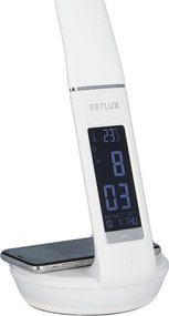 Retlux RTL 203 stmívatelná - LED lampa bílá Qi 6W
