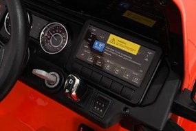 Elektrické autíčko Jeep Wrangler Rubicon LIFT oranžové