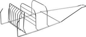 Koupelnová polička CARL SILVER 15x46 cm stříbrná