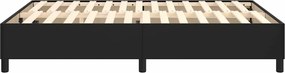Rám postele s boxspringem černá 140 x 200 cm umělá kůže 3121047