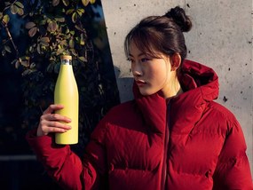 Sigg Meridian dvoustěnná nerezová láhev na vodu 500 ml, ultra lemon, 8999.50