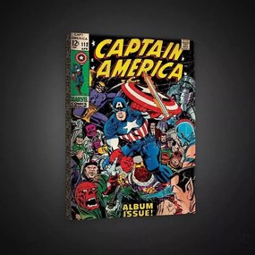 Postershop Obraz na plátně: Captain America (comics) - 40x60 cm