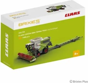 BRIXIES Plus 222.734 CLAAS LEXION 8900 TERRA TRAC - kombajn s přívěsem