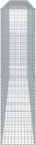 Gabionový koš s víkem 500 x 50 x 200 cm pozinkované železo 3295170