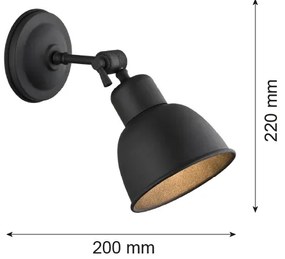 Argon 3185 - Nástěnné svítidlo EUFRAT 1xE27/60W/230V