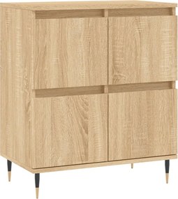 Příborníky 2 ks dub sonoma kompozitní dřevo 3190168