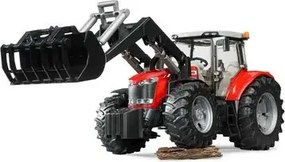 Bruder 03047 Traktor Massey Ferguson s předním nakladačem / od 3 let