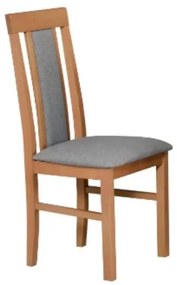 NIEL 2 - jídelní židle dub granson /látka šedá