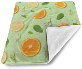Sablio Deka pro miminko Citrus a květ - 80x100 cm