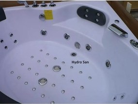 Terra Hydromasážní vířivá vana TIGA 604H 152x152 s ohřevem vody