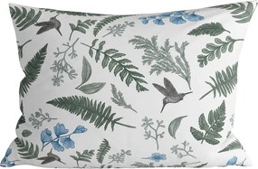Povlak na polštář z mikrovlákna FERN LEAVES 70x90 cm, vzorovaný