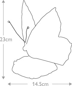 Tiffany lampa motýl Elstead QZ-OBUTTERFLY-TL