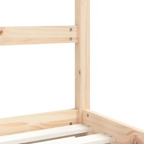 Dětská postel 2x (80 x 160) cm masivní borové dřevo - Default Title