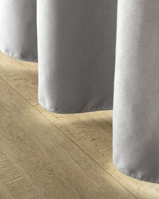 Závěs na řasicí pásce šedý sametová 140 x 280 cm 1 ks.