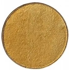Vopi Kusový koberec Eton Lux žlutý kruh Kruh 57 cm - SLEVA