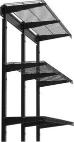 3patrový vysoce odolný nástěnný regál do garáže, 275 × 914 mm VEVOR