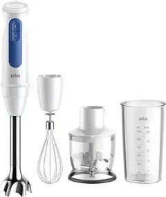 Braun MultiQuick 3 MQ30202M bílo-modrá / Tyčový mixér / 900 W / 2 rych