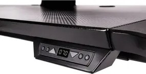 THERMALTAKE ARGENT P900 černá / Herní stůl / 165 x 85 x 70-100 cm