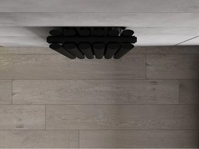 Mexen Dallas dekorativní radiátor 1600 x 360 mm, 1039 W, černý - W214-1600-360-00-70
