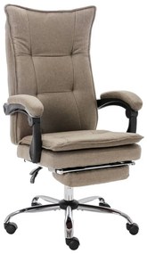 Kancelářská židle taupe textil 20367