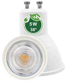 Led žárovka - GU10 - 5W - 38 stupňů - neutrální bílá