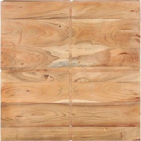 Konferenční stolek 80 x 80 x 28 cm masivní akáciové dřevo 323593