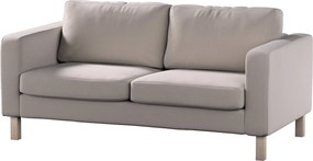 Potah na pohovku IKEA  Karlstad 2-místná, nerozkládací, krátký barva béžová látka sametová
