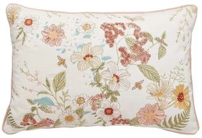 COTTON VELVET Polštář květiny 60 x 40 cm