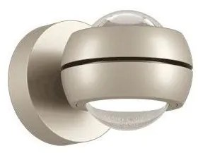 Lodes 16552 4530 Nautilus mini, champagne svítidlo se 2 reflektory, 2x6W LED 3000K stmívatelné, prům. 8,5cm