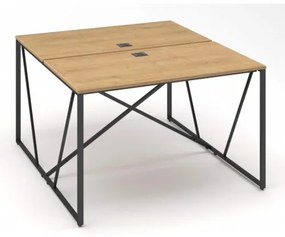 Psací stůl PROX 540414 - rozměr 138x137 cm - dvě pracovní místa - výběr barevného provedení - 3D6070