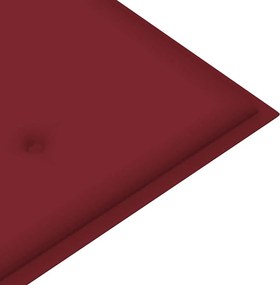 Skládací zahradní lavice s poduškou 118 cm bambus 3063858