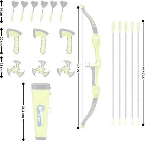 Dětská herní sada 4v1 s terčem inSPORTline ADGS210