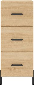 Skříň highboard dub sonoma 34,5 x 34 x 180 cm kompozitní dřevo 3200204