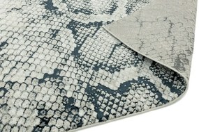 Šedý  koberec Ston Snake Rozměry: 80x150 cm