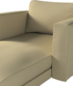 Potah na IKEA Norsborg šezlong s loketními opěrkami barva zelená látka pletený vzor
