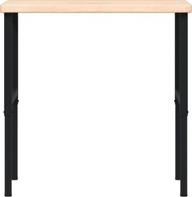 Pracovní stůl 100 x 60 x (73–99,5) cm masivní dub obdélníkový 3309679