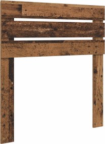 Rám postele s čelo Staré dřevo 90 x 200 cm Kompozitní dřevo 3411689