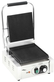 vidaXL Marketos Rýhovaný gril na panini nerezová ocel 1800 W 31 x 30,5 x 20 cm