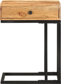 Odkládací stolek ve tvaru U 45x30x61 cm masivní akáciové dřevo 289090