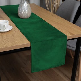 Biante Sametový běhoun na stůl Velvet Premium SVP-032 Zelený 35x180 cm