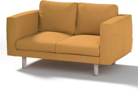 Potah na pohovku IKEA Norsborg 2-místná barva žlutá látka pletený vzor