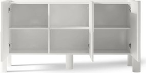 Designová komoda Lunaria 160 cm bílá