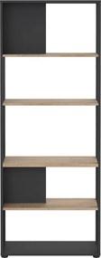 FALCO Knihovna Sigal 592 šedá/jackson hickory