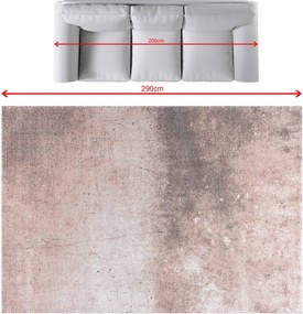 Koberec Softness cream rose 200x290cm