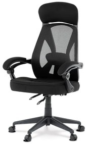 Ergonomická kancelářská židle VIGELTI - černá síťovina Barva: černá