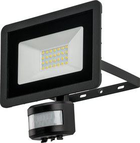 Livarno® Venkovní LED reflektor s pohybovým senzorem (černá)