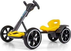 Elektrická motokára s dálkovým ovládáním a LED efekty GOKART BOLT Milly Mally yellow