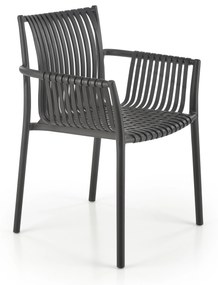 Stohovatelná zahradní židle K492 černá