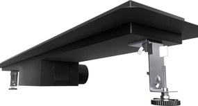 W-DRAINWELL 70 Black Odtokový podlahový žlab, vlnky